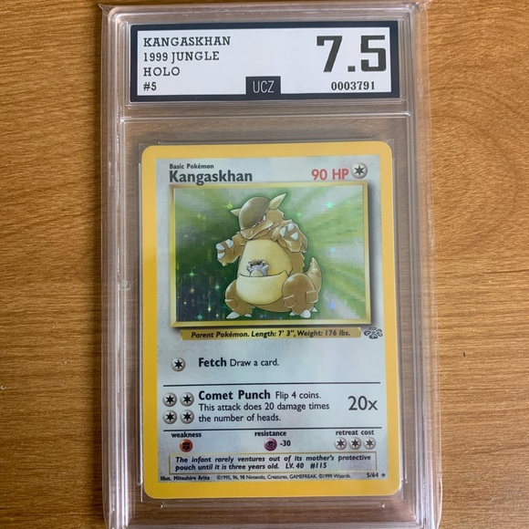 Pokemon | Toys | Pokemon Kangaskhan Grade 75 Freshly Graded Definitely ...